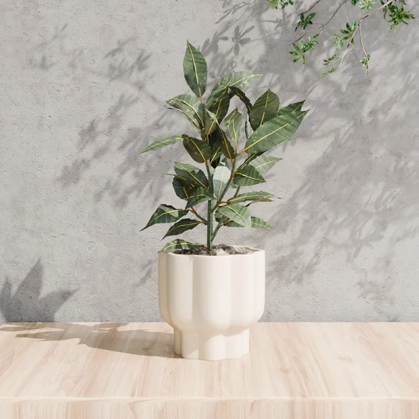 Wholesale Cream White Ceramic Flower Pots for Plants